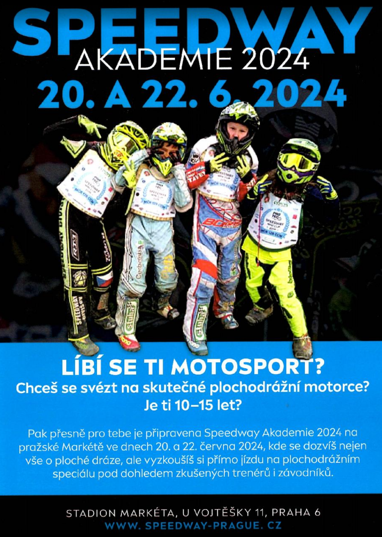 Speedway Akademie pro mladé zájemce - Speedway-prague.cz